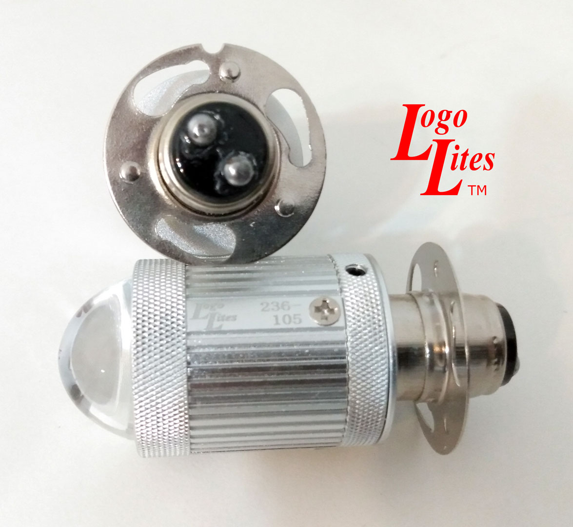 Focused Beam LED Headlights - Logo Lites